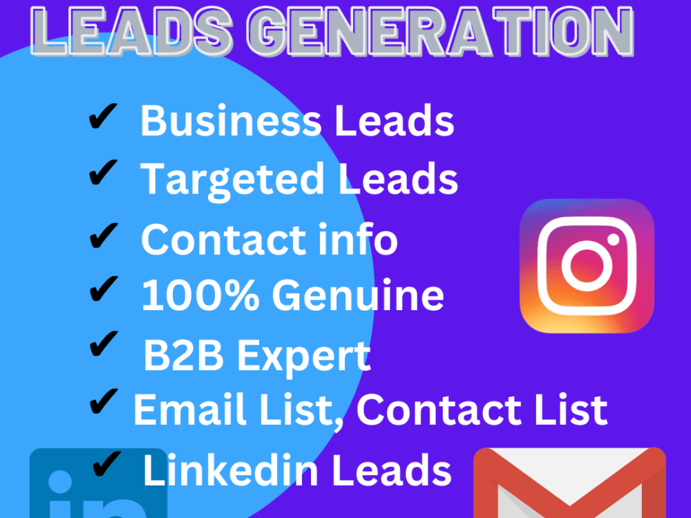 A professional b2b leads generation for any industry | Upwork