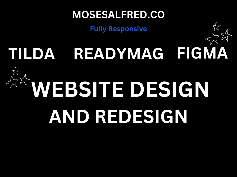 A unique design a creative customizable website on Readymag or Tilda | Upwork
