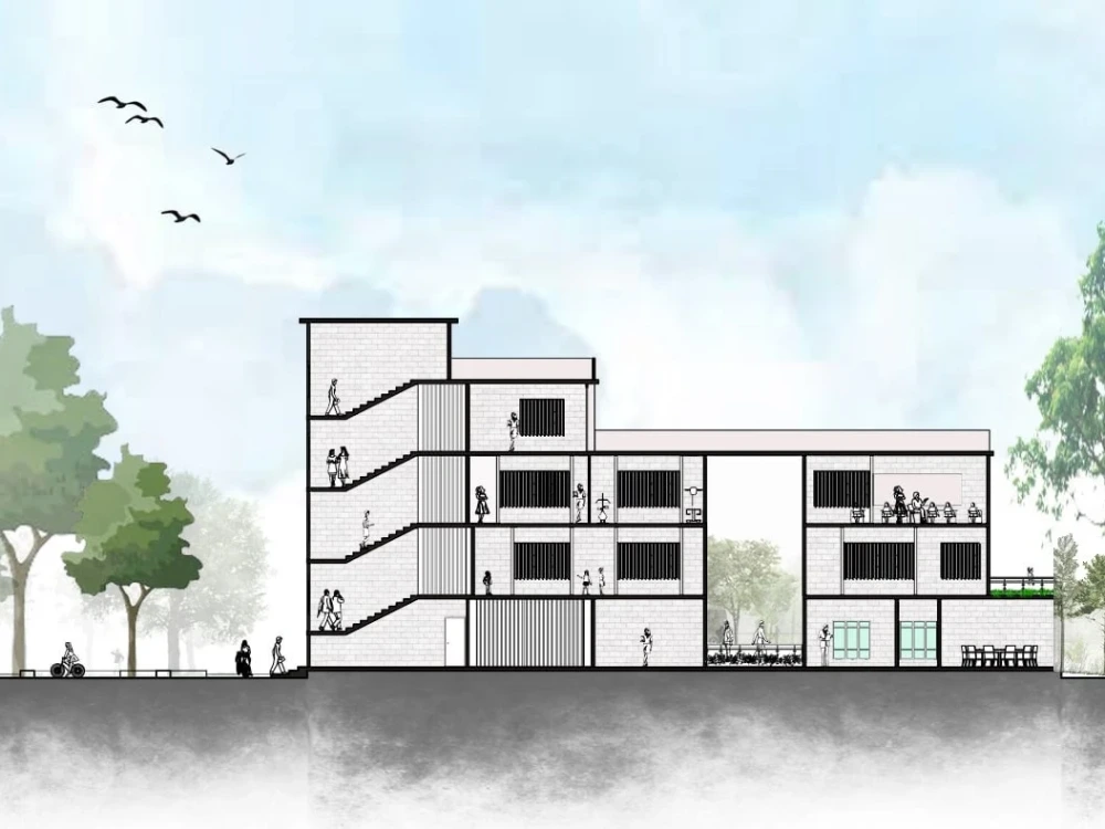 Rendering plan, elevation, section and coloured furniture in Photoshop ...