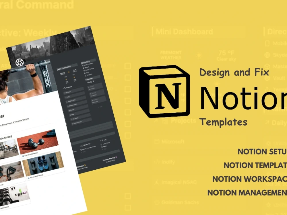 A Notion Consultation | Notion Template and a Custom Built Workspace | Upwork