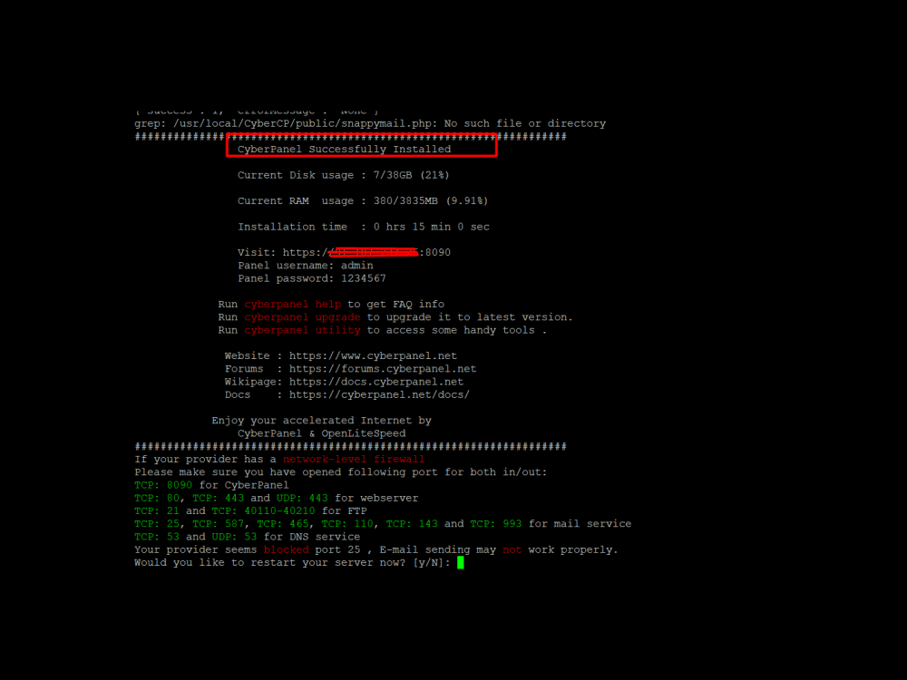 Setup configure and fix cyberpanel on your vps | Upwork