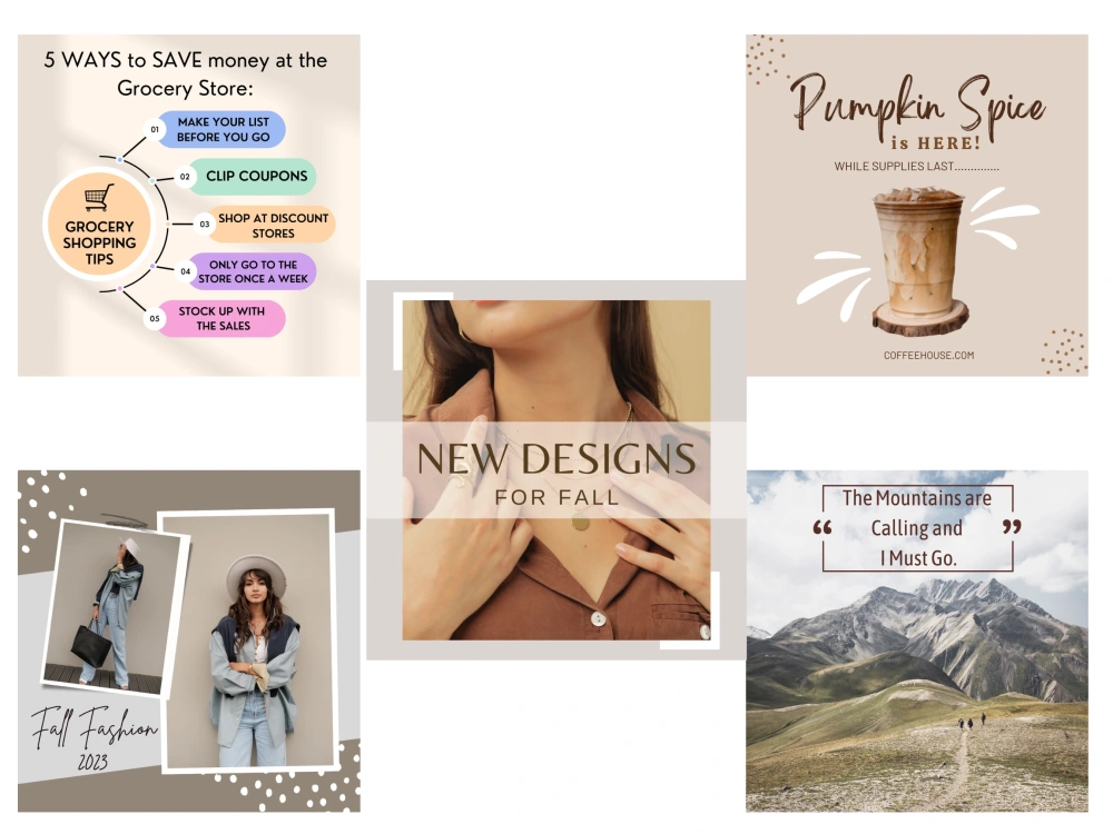 Instagram Posts Graphic Design for your Social Media Marketing | Upwork