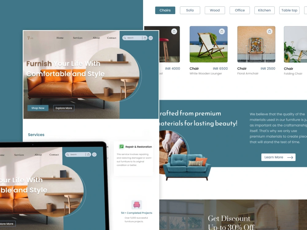 A fantastic visually appealing user interfaces for both apps and ...