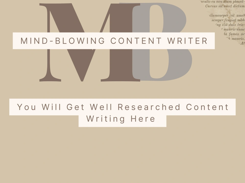 A Mind-Blowing Polished and Error-Free Content here. | Upwork