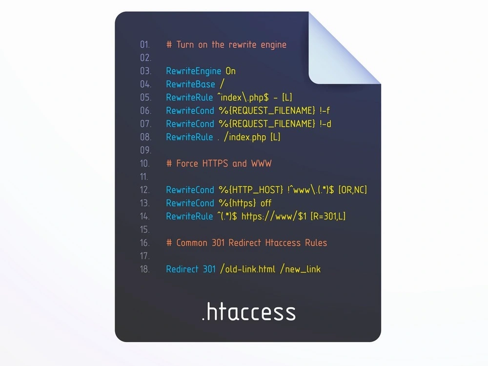 Configured htaccess file for your resource | Upwork