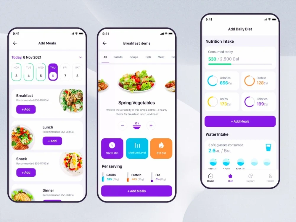 A React Application with all UI designs. | Upwork