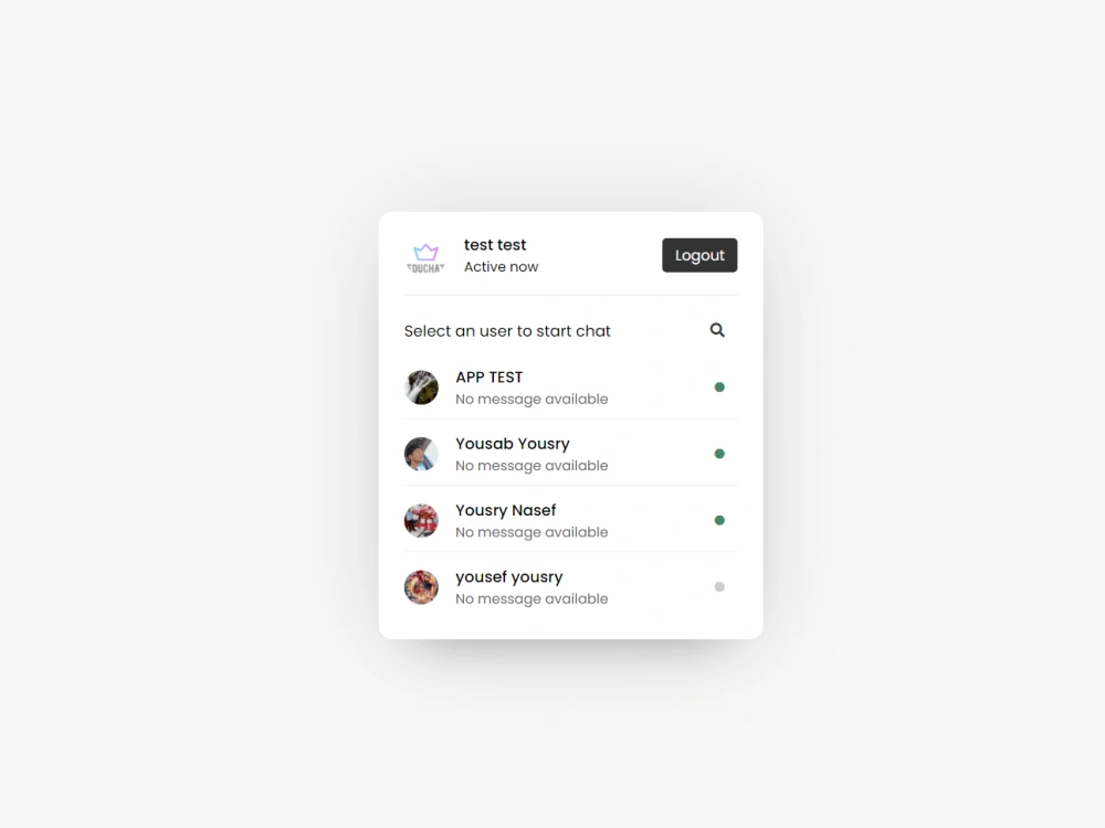 A chat app with a responsive design | Upwork
