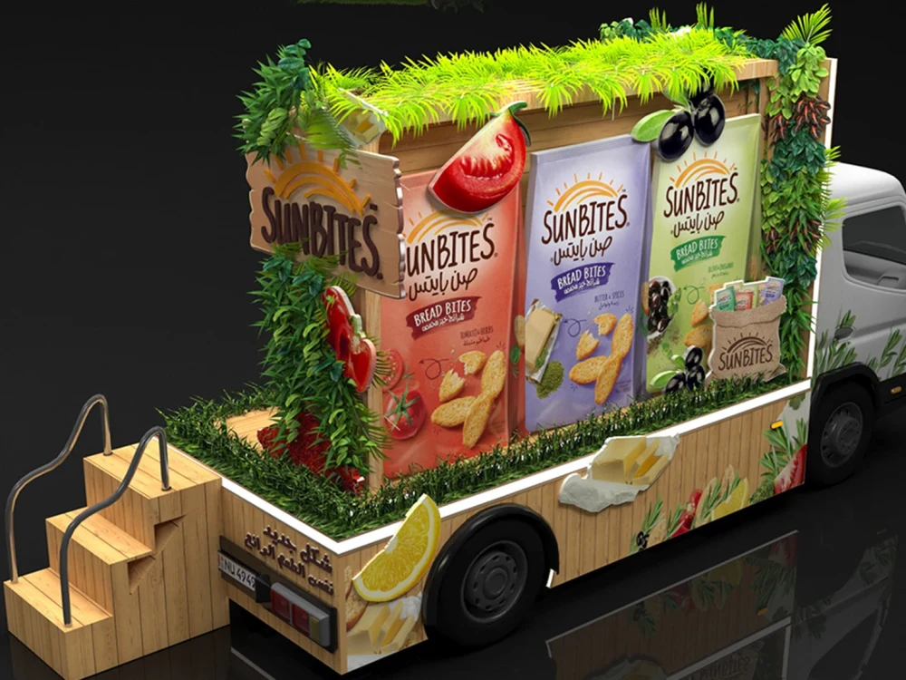 Realistic 3d design for your food truck, bus, caravan | Upwork