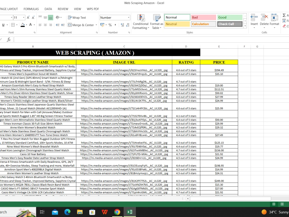 Excel data entry, web scraping, email scraping, web research,copy paste | Upwork