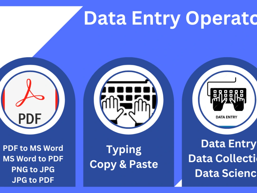 Manual file conversions, data entry, data typing, copy paste | Upwork