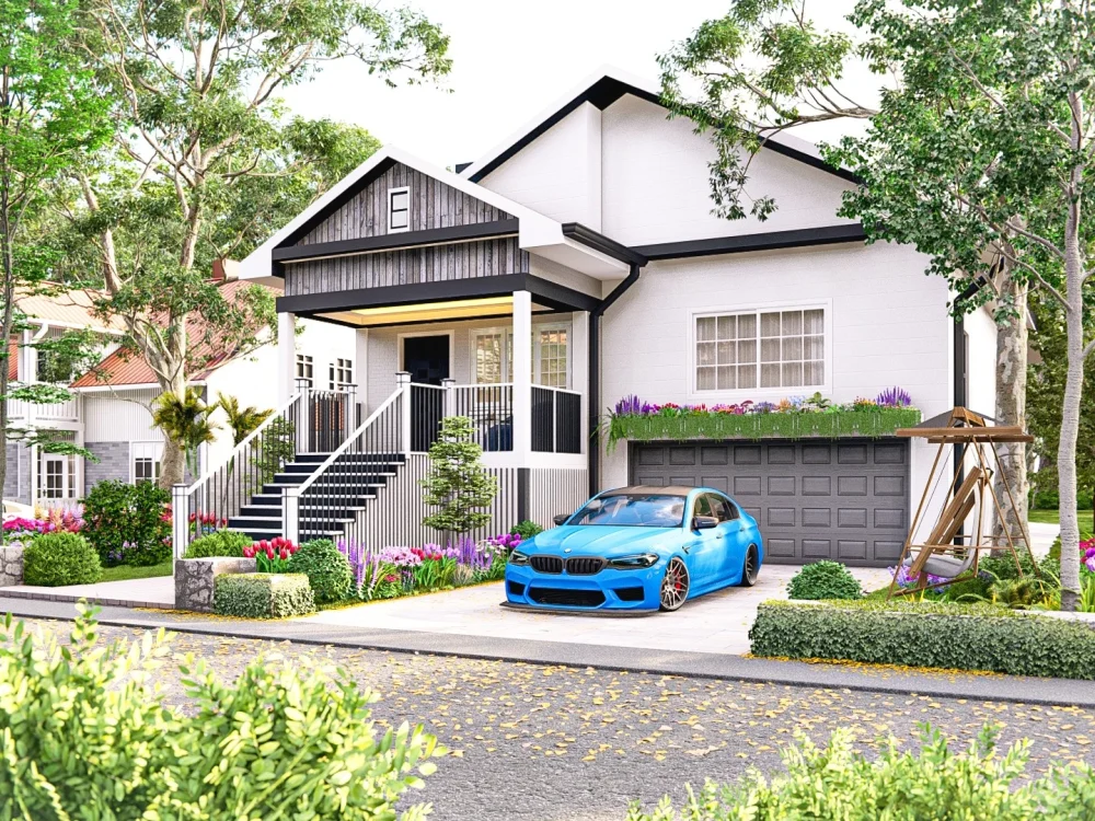 3d architectural rendering of interior exterior for house | Upwork