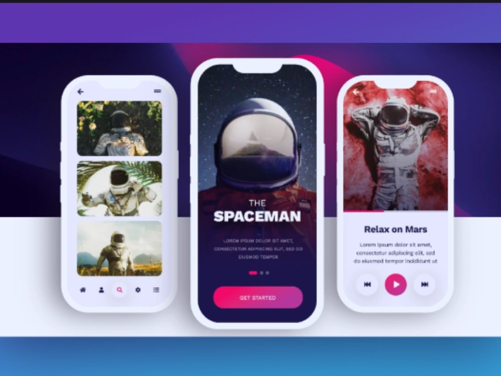 A modern landing page UI, mobile app UI, website UI UX design in figma ...