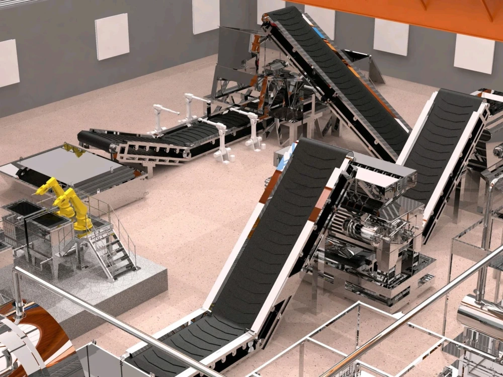 A 3D Factory Layout Design | Upwork