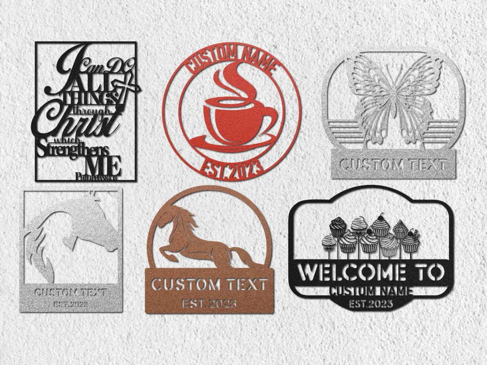 Custom metal art signs, and wall art signs for teelaunch | Upwork