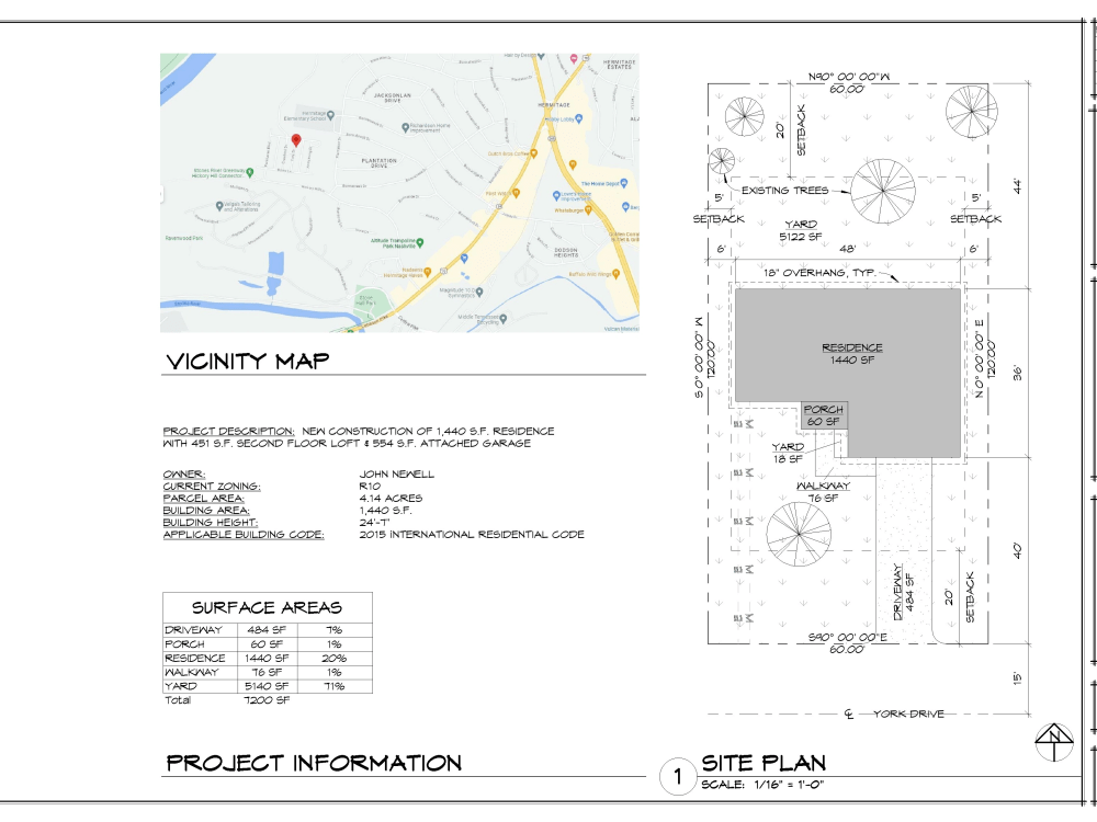 A Residential Site Plan Drawing | Upwork