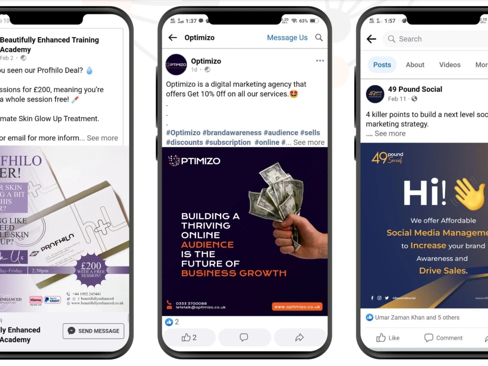 Customized advertisements posted to social media | Upwork