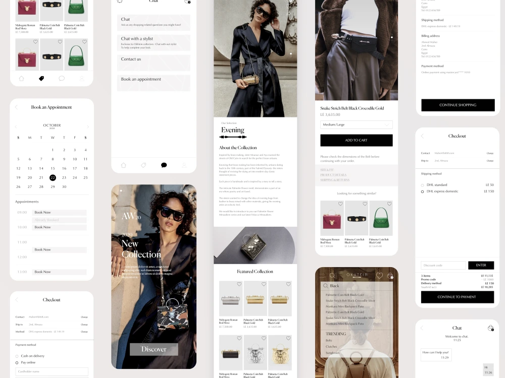 A minimal interface that seamlessly guides your users to their goals ...