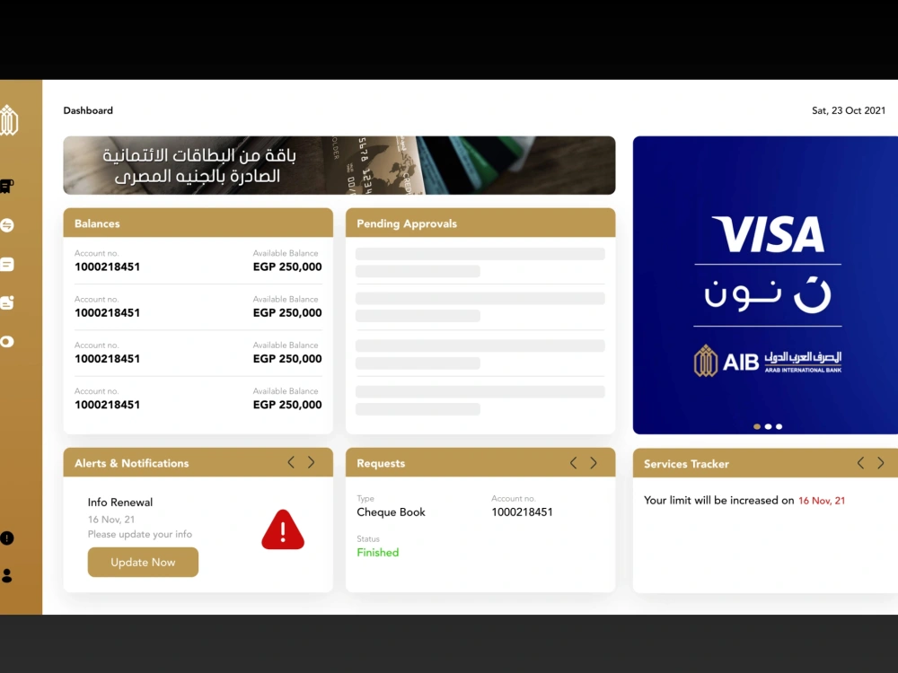 A minimal interface that seamlessly guides your users to their goals ...
