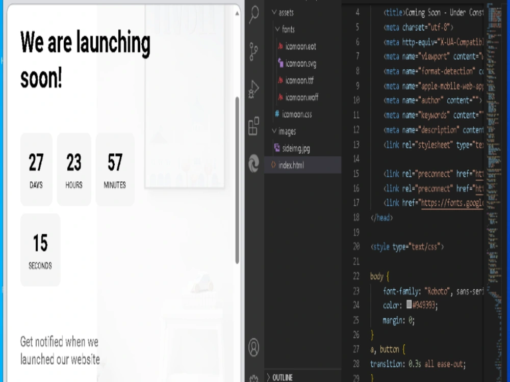 A responsive landing page design | Upwork