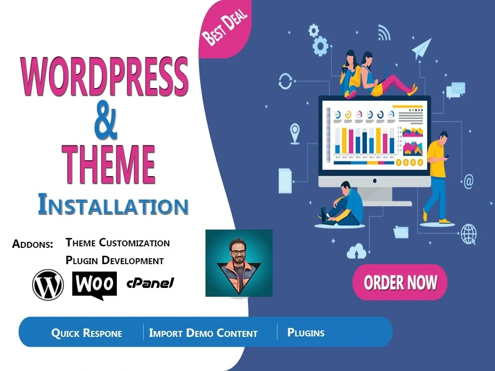 Wordpress Installation And Theme Setup Upwork