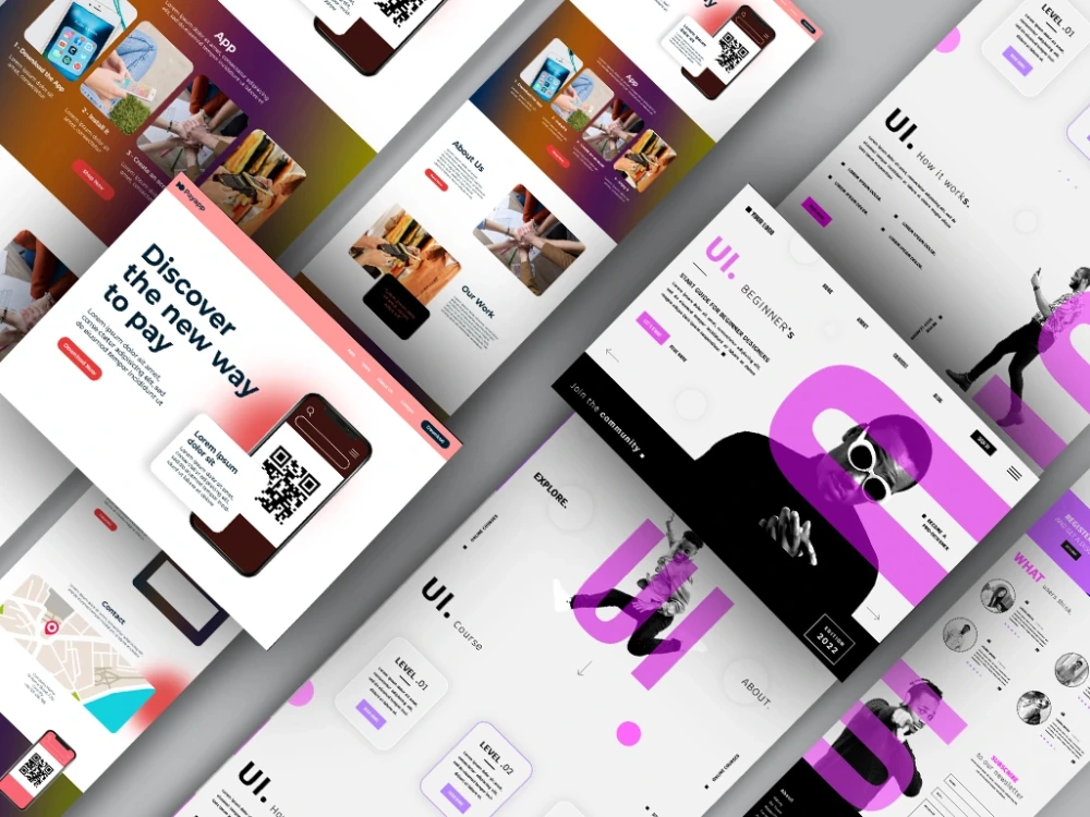 Design responsive website UI UX, landing pages in xd or Figma | Upwork