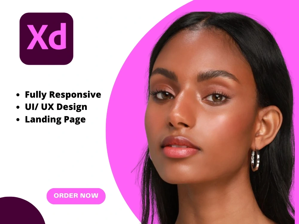 A Creative Website Ui Design Ui Ux Design App Ui Design In Adobe Xd