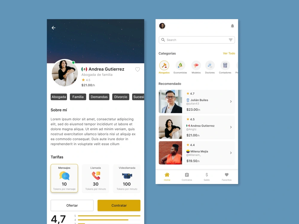 Package of graphic interfaces for mobile | Upwork