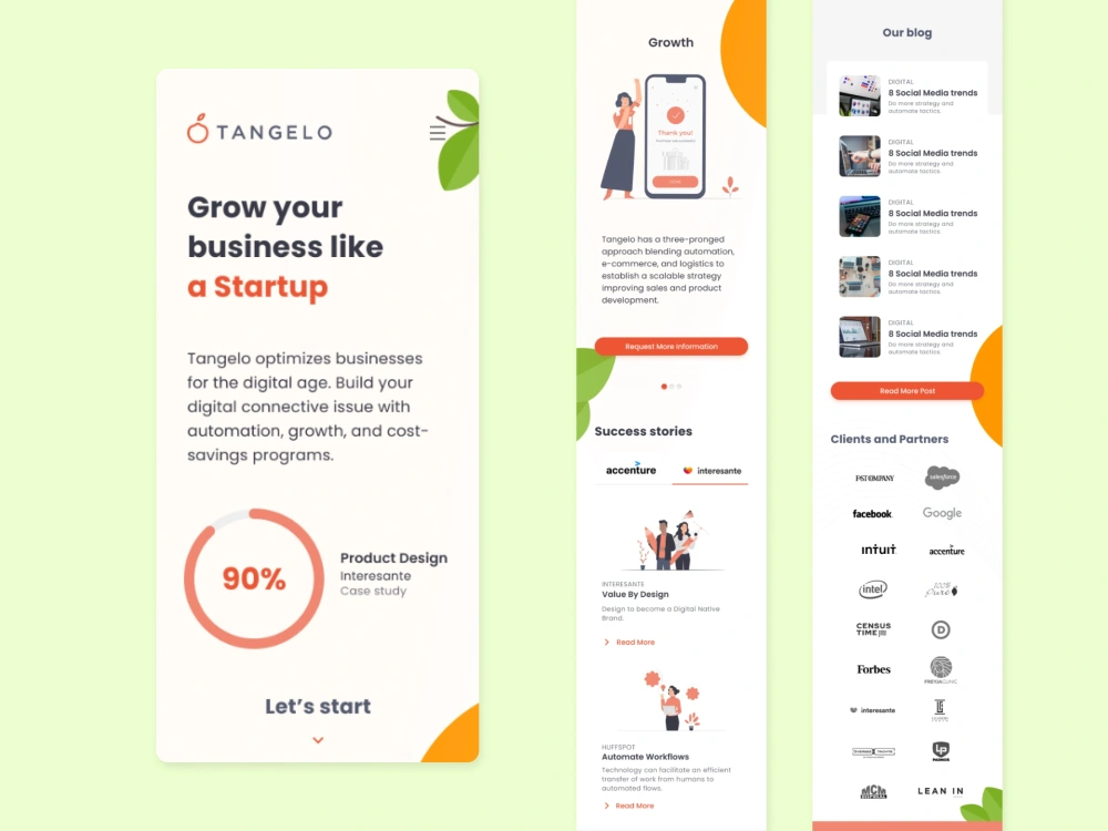 Package of graphic interfaces for mobile | Upwork