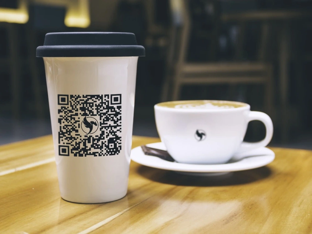Custom professional luxury qr code design with a transparent logo | Upwork