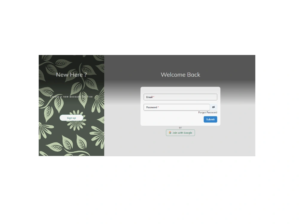 An interactive design authorization panel for the application. | Upwork