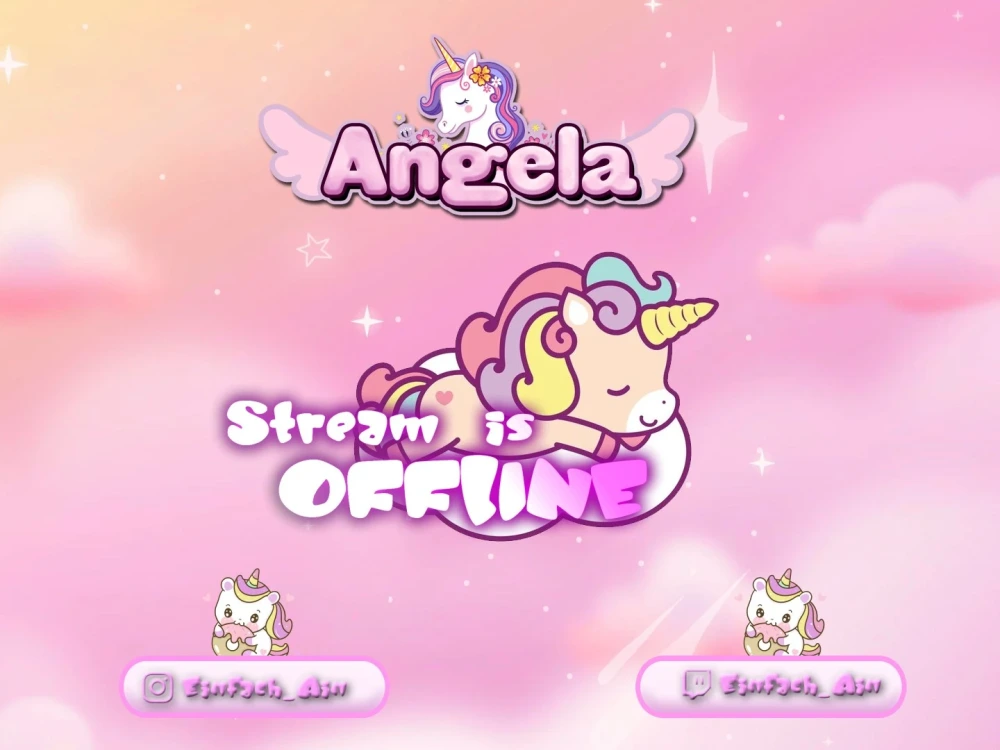 Cute animated twitch overlays, panels and more | Upwork
