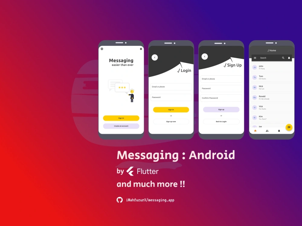 Flutter app with material ui and interactive design | Upwork