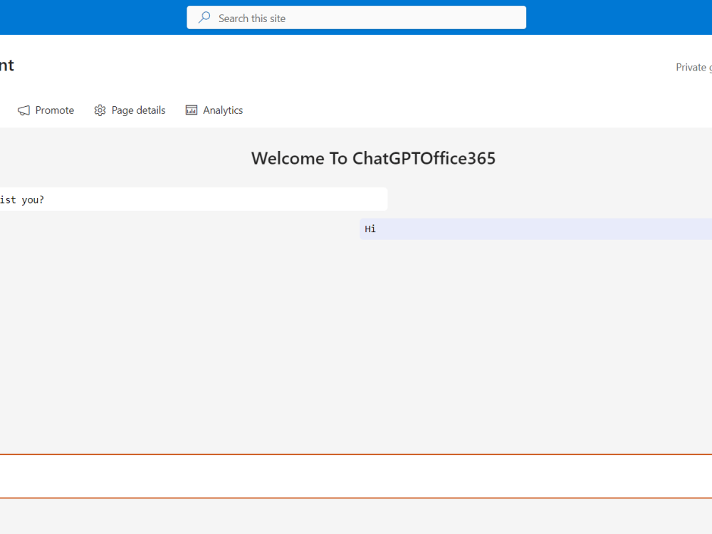 Custom ChatBot using ChatGPT In Office 365 Teams | Upwork