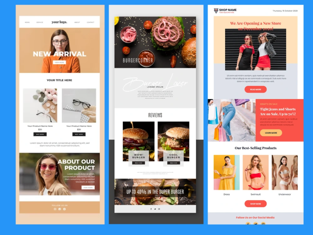 HTML Email Template Design, Klaviyo Email Design and Redesign | Upwork