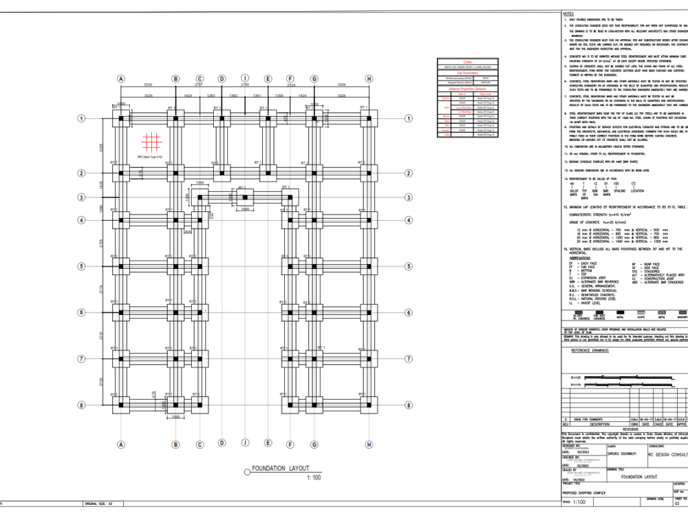 A Structural Analysis and Design, Calculation and Full Working Drawing ...