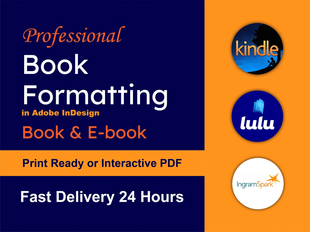 Book formatting and layout design and typesetting in Adobe InDesign ...