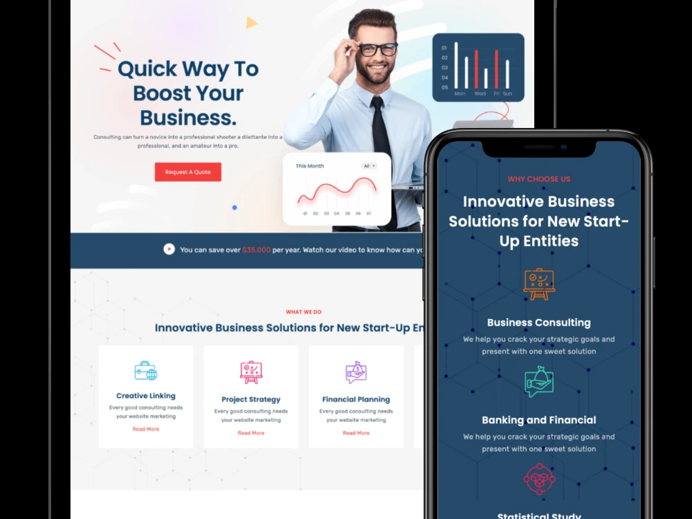 Website Designed by a PRO and 1 year hosting ALL for $200 | Upwork