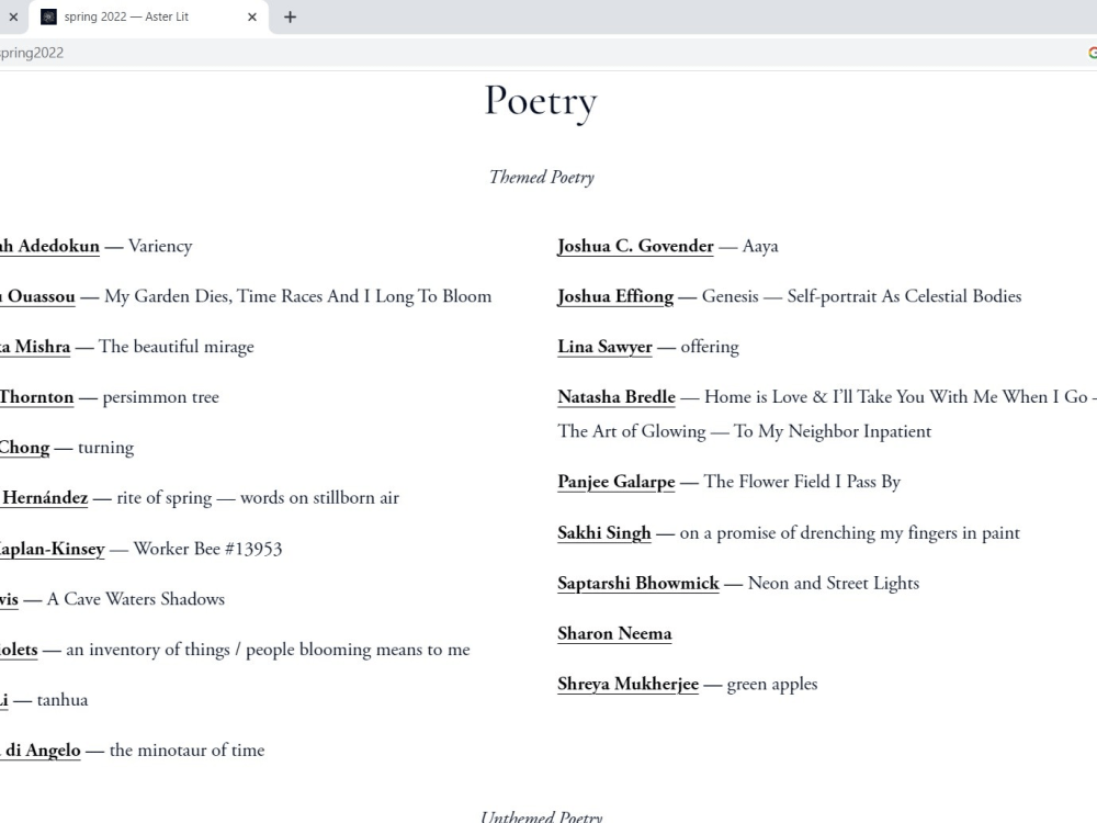 Poet and an Editor | Upwork