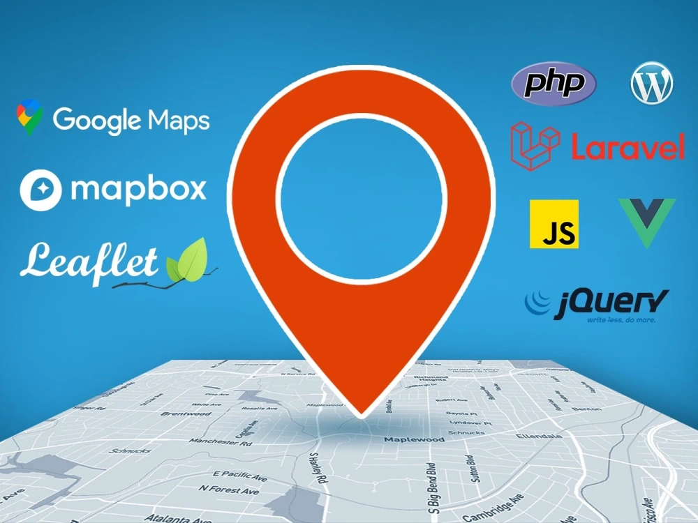 A google maps or mapbox on your website or app | Upwork