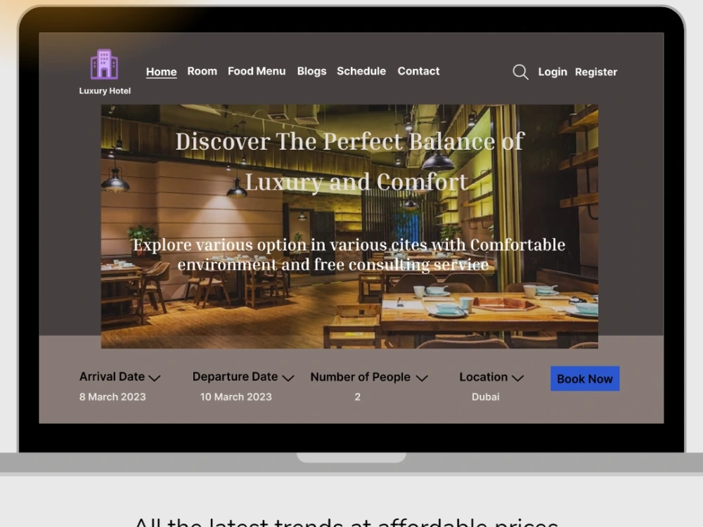 Website homepage design modern and unique | Upwork