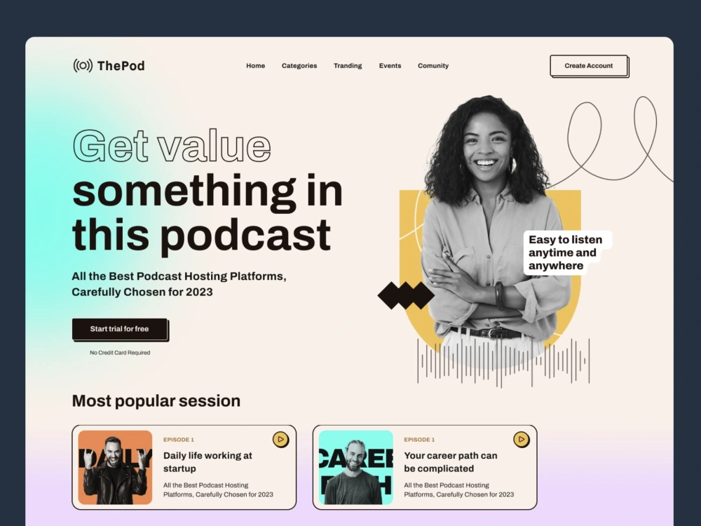 An amazing UI/UX design | Upwork