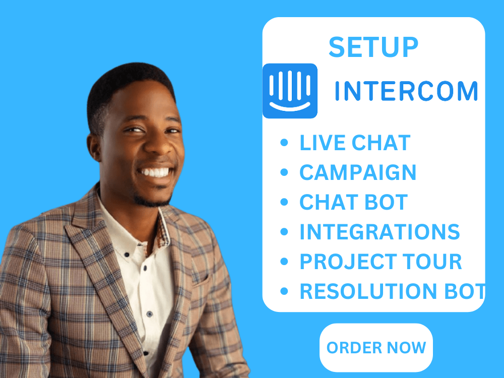 An automated and intercom chatbot setup and live chat support | Upwork