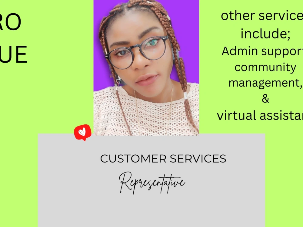 A Reliable serious Admin/Virtual Assistant with great Client Support ...