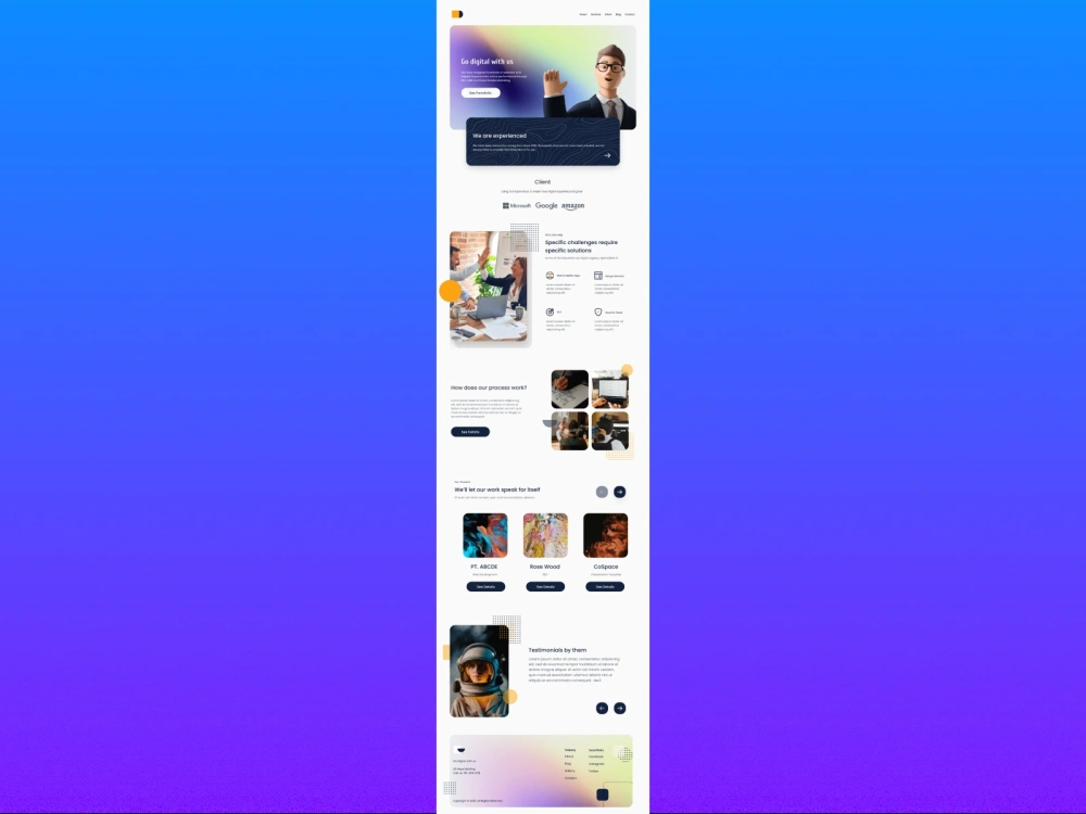 Website Landing Page UI UX design in Figma | Website development | Upwork