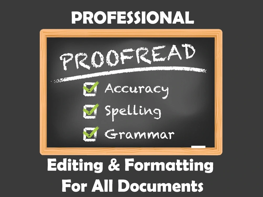 Proofreading and editing of any word count within 24 hours | Upwork