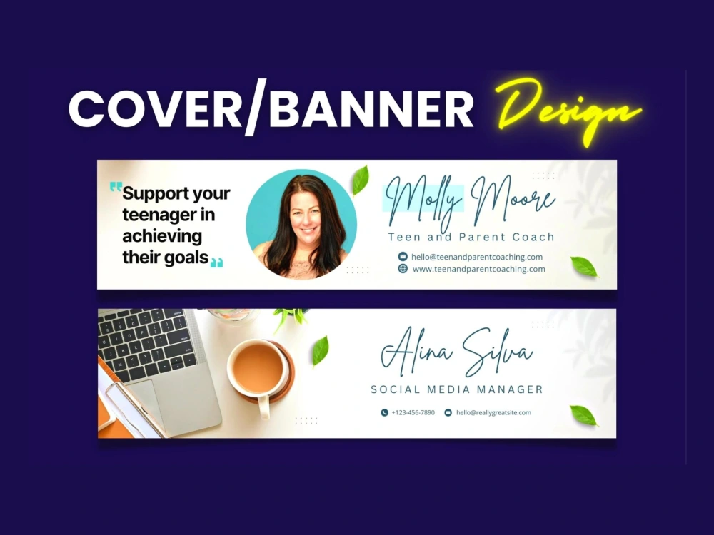 A professional LinkedIn cover photo banner design within 24hrs | Upwork