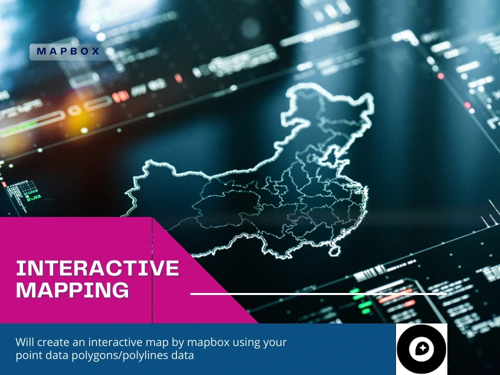 Interactive map by leaflet, Mapbox or Google Maps. | Upwork