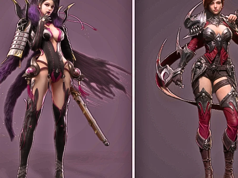 3d game character model, unreal engine metahuman vr character, video ...