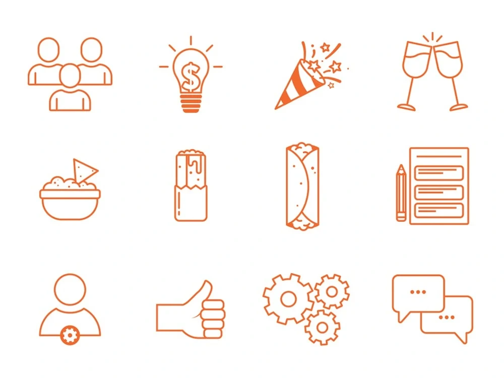 A set of bespoke icons, designed to enhance your brand's visual appeal ...