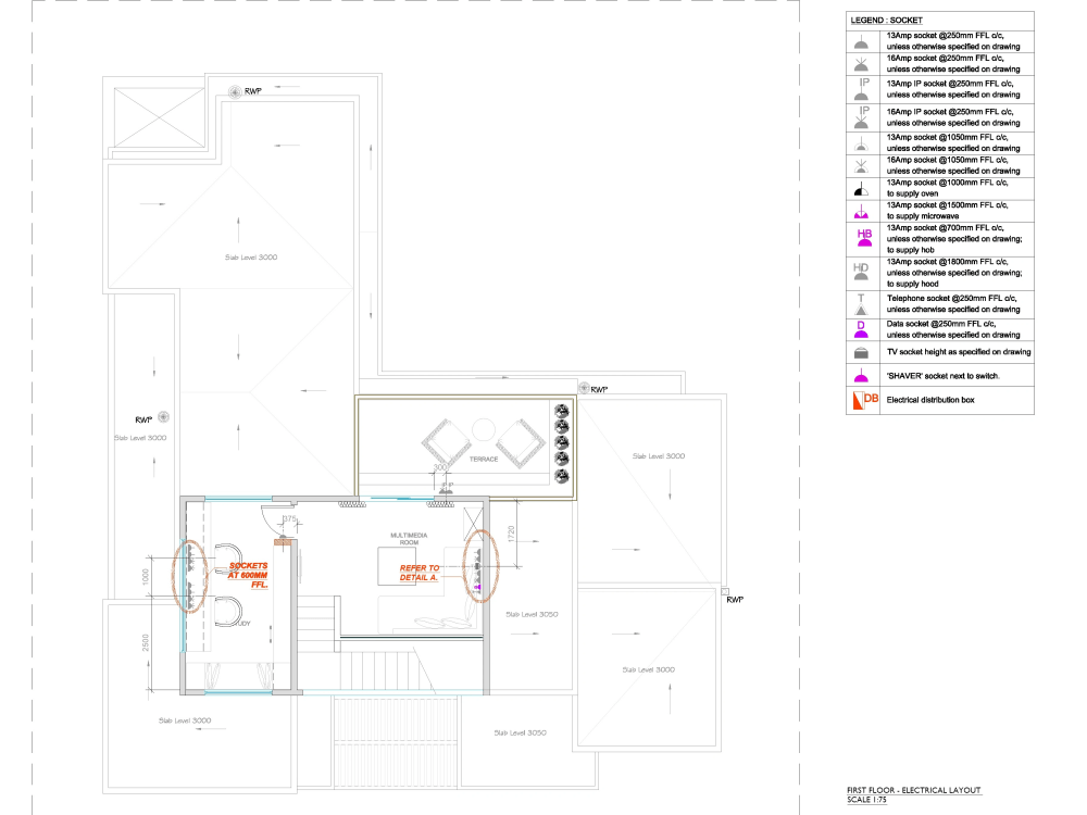 A general floor plan design for your residential project. | Upwork